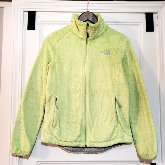 The North Face | Tops | The North Face Osito Womens S Neon Yellow Fuzzy ...